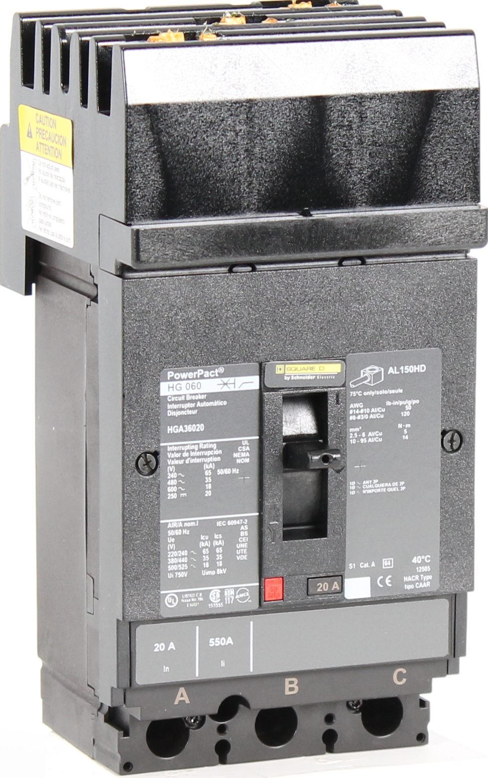 DISJONCTEURS HGA36020-N | Distributeck Électrique