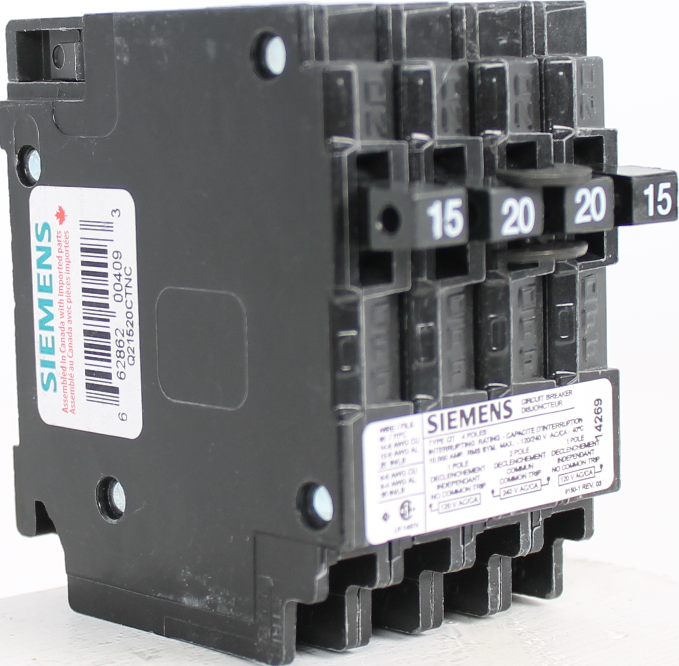 DISJONCTEURS Q21520CTNC-U | Distributeck Électrique