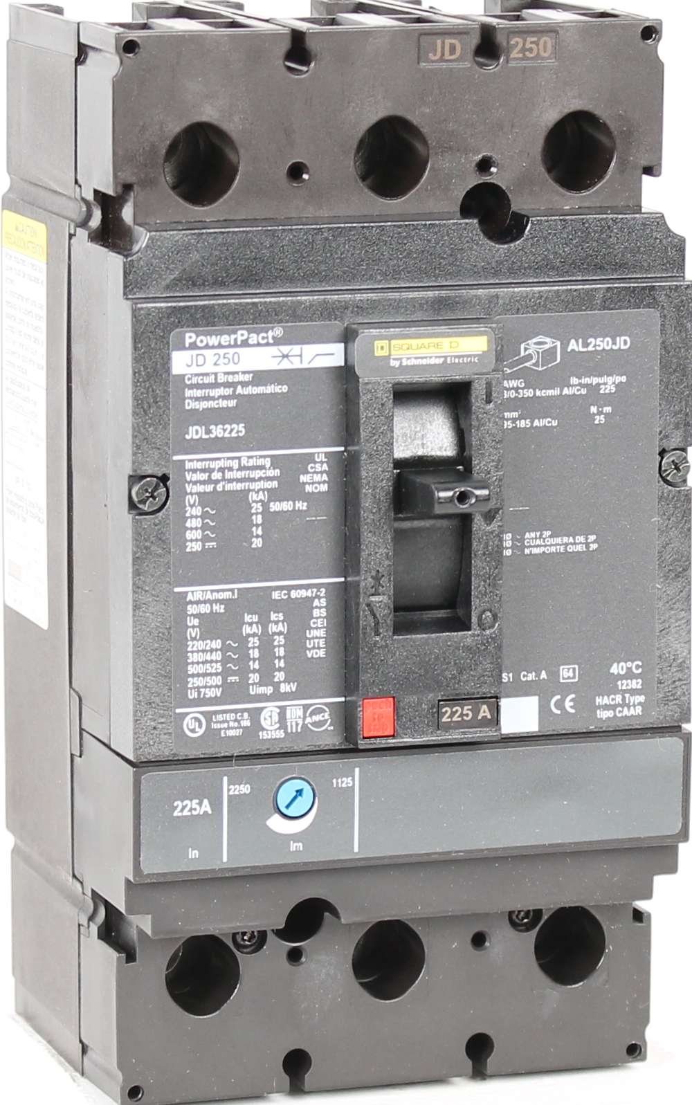 DISJONCTEURS JDL36225-N | Distributeck Électrique